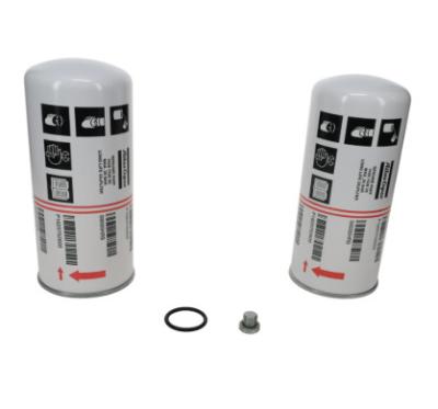 China Atlas Screw Air Compressor Compatible Oil Filter New and Used Metal Cylinder Part for sale