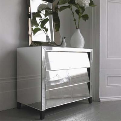 China mirrored bedroom chest dresser table furniture for sale