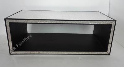 China Living Room Wood And Mirror Coffee Table , Nice Mirrored Trunk Coffee Table for sale