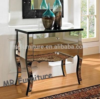 China Modern Mirrored Night Stands Venetian Style Beveled Edge Long Life Span for sale