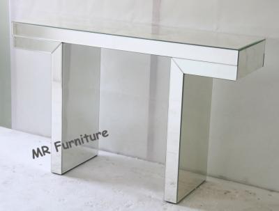 China Simple Full Beveled Mirrored Desk Table For Bedroom 105 * 38 * 78CM H Size for sale