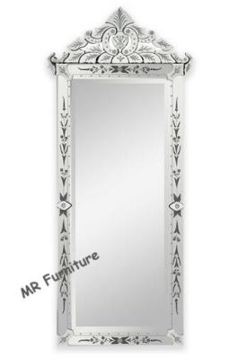 China Long Venetian Wall Mirror For Dressing Rectangle Shape Strong Structure for sale