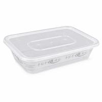 China Leak Resistant Lid PP Food Container 500ml for Takeout / Meal Prep for sale