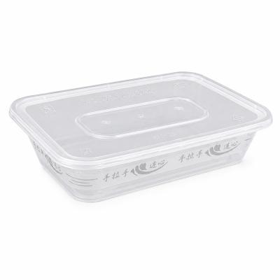 China Leak Resistant Lid PP Food Container 500ml for Takeout / Meal Prep for sale