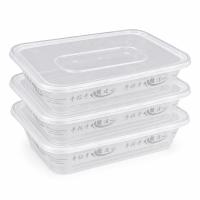 China Leak Resistant Lid PP Food Container 500ml for Takeout / Meal Prep for sale