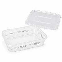 China Takeaway Packaging PP Meal Prep Box Square Oil Resistant 650ml With Lid for sale