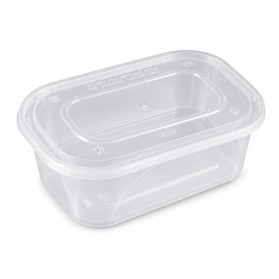 China 350ml Lid PP Food Containers Oval Deli Box for Breakfast / Snacks for sale