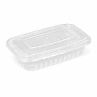 China 1200ml Lid PP Food Containers European Style Long Rectangular for Deli Display for sale