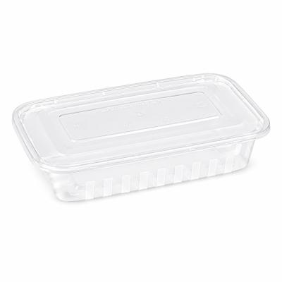 China Deep Long PP Rectangular Containers Lidded 1500ml for Family Takeaway Meals for sale