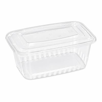 China 2000ml Lid PP Food Containers Extra Deep Rectangular for Bulk Catering Meals for sale