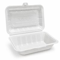 China Small Single Compartment PP Clamshell To Go Containers for Side Dishes / Compact Meals for sale