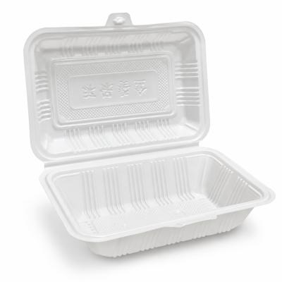 China Small Single Compartment PP Clamshell To Go Containers for Side Dishes / Compact Meals for sale