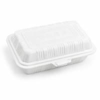 China Small Single Compartment PP Clamshell To Go Containers for Side Dishes / Compact Meals for sale