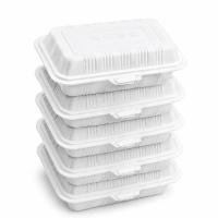 China Small Single Compartment PP Clamshell To Go Containers for Side Dishes / Compact Meals for sale