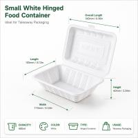 China Small Single Compartment PP Clamshell To Go Containers for Side Dishes / Compact Meals for sale
