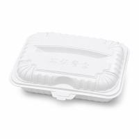 China Compact Combo Meals PP Clamshell Takeout Containers Three Compartment 475ml for sale