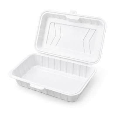 China Microwave Safe PP Clamshell To Go Containers 1200ml For Generous Meals Catering for sale