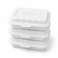 China Microwave Safe PP Clamshell To Go Containers 1200ml For Generous Meals Catering for sale