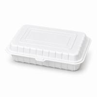 China Extra Deep PP Clamshell Takeout Containers 1500ml for Large Portions / Family Meals for sale