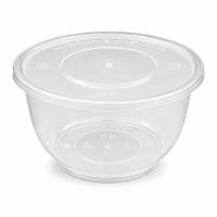 China 500ml Deep Round PP Disposable Meal Prep Bowl Secure Lids for Takeaway Meals for sale