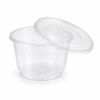 China 999ml Tall Round PP Disposable Soup Bowls Secure Lids for Large Portions for sale
