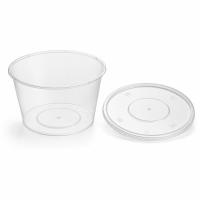 China Full Meals Wide Mouth Round PP Takeaway Soup Bowls Disposable 1000ml with Lids for sale