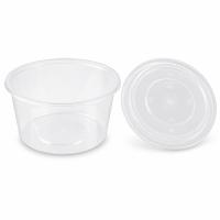China Round PP Catering Soup Bowl Lidded Disposable 1500ml for Family Takeaway for sale