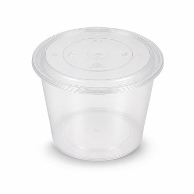 China Lids Disposable Food Bowl 2000ml Extra Tall PP Containers for Family Soup for sale