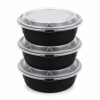 China 750ml Deep PP Takeaway Snap Lock Bowls Tamper Evident Lid Color Options for sale