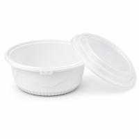 China 850ml Extra Deep PP Food Storage Snap Lock Bowls with Tamper Evident Lid for sale