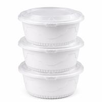 China 1050ml Large PP Takeaway Meal Snap Lock Bowls with Tamper Evident Secure Lid for sale
