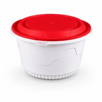 China 1780ml Tall PP Disposable Soup Container Bulk Tamper Evident Lid Color Options for sale