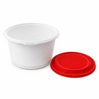 China 1780ml Tall PP Disposable Soup Container Bulk Tamper Evident Lid Color Options for sale