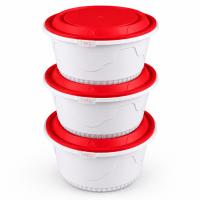 China 1780ml Tall PP Disposable Soup Container Bulk Tamper Evident Lid Color Options for sale