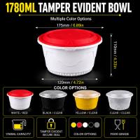 China 1780ml Tall PP Disposable Soup Container Bulk Tamper Evident Lid Color Options for sale
