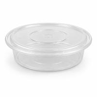 China PP Party Platter Disposable Serving Bowl 3580ml Extra Wide with Clear Fitted Lid for sale