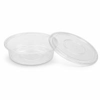 China PP Party Platter Disposable Serving Bowl 3580ml Extra Wide with Clear Fitted Lid for sale