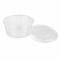 China Bulk Catering Deep PP Disposable Food Bowls 4000ml with Separate Fitted Lid for sale
