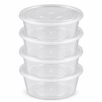 China Bulk Catering Deep PP Disposable Food Bowls 4000ml with Separate Fitted Lid for sale