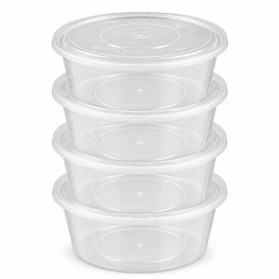 China Bulk Catering Deep PP Disposable Food Bowls 4000ml with Separate Fitted Lid for sale