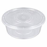 China PP Group Meal Disposable Food Bowls 4080ml Extra Wide with Clear Fitted Lid for sale