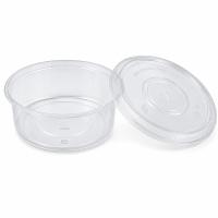 China PP Group Meal Disposable Food Bowls 4080ml Extra Wide with Clear Fitted Lid for sale