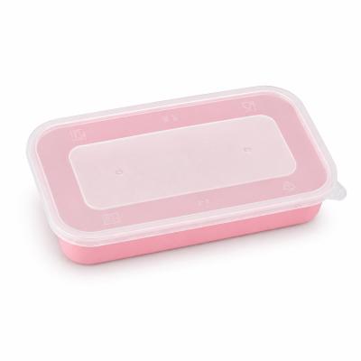 China Deep Bento Box Container 750ml Japanese PP Takeaway Lunch Box for Rice for sale