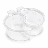 China 125ml Extra Wide Clear PP Takeaway Sauce Containers for Desserts Toppings for sale