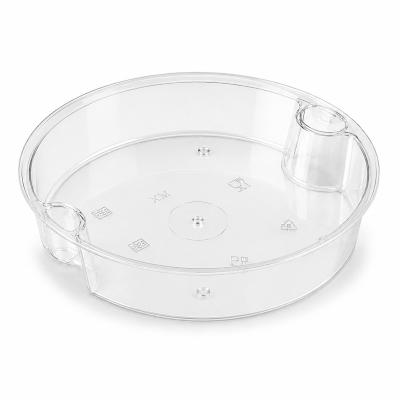 China 175mm Series Clear Round Inner Tray for Side Dishes / Meal Toppings for sale