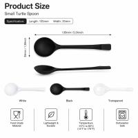 China 135mm Small Turtle Spoon PP Disposable Tableware for Catering Meal Service for sale