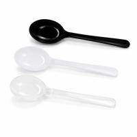 China Deep Round Model 111 PP Disposable Tableware Spoon for Soup Porridge Meals for sale
