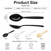 China Dining Model 502 Plastic Spoon Disposable Tableware for Catering Meals for sale