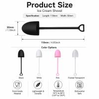 China Disposable Ice Cream Shovel Spoon 118mm for Desserts Cakes / Party Service for sale
