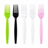 China Large Disposable PP Fork 150mm For Pasta Salads Barbecue / Takeaway Meals for sale